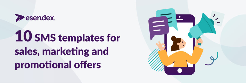 10 SMS templates for sales, marketing and promotional offers | Esendex AU