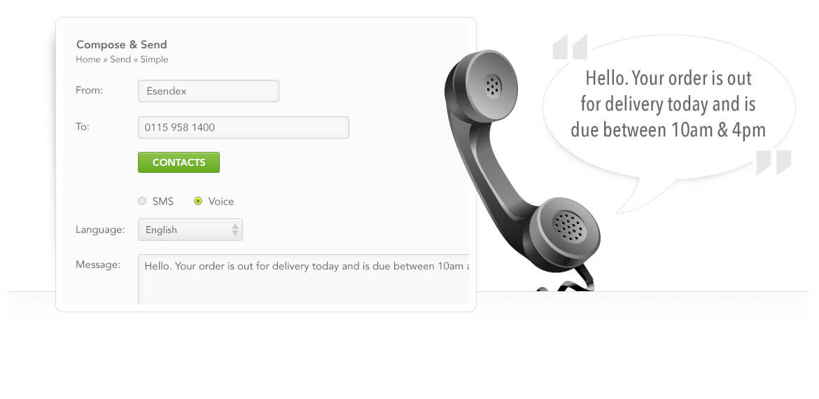SMS to Voice Messaging | Esendex AU